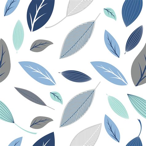 Seamless Stylish Leaves Pattern 23985159 Png