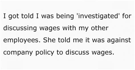 Managers Backed Off When They Realized An Employee Knew Its Illegal To