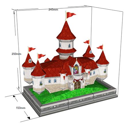 J Ossorio Papercraft Construye El Castillo De Peach En Papercraft