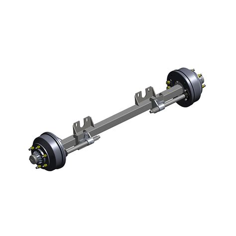 Braked Full Beam Axle 70mm Sq 3500kg Abs Burquip Trailer Components