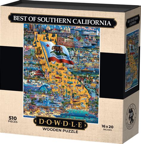 Best Of Southern California Wooden Puzzle Dowdle Boardwalk Puzzles