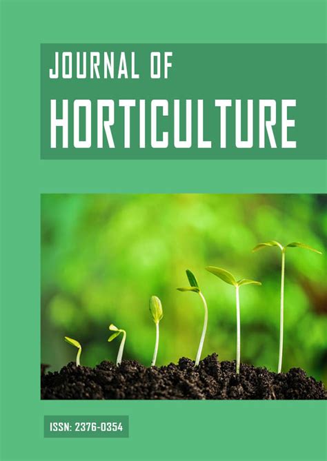 Horticulture Peer Reviewed Open Access Journals