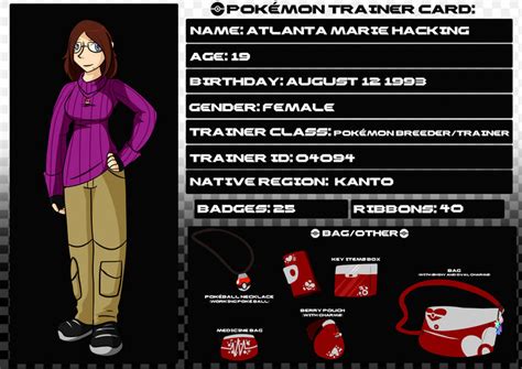 Pokemon Trainer Profile Atlanta By Atlanta Hammy On Deviantart