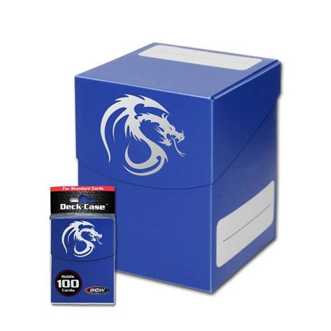 Bcw Deck Case Large 100 Blue Geek Culture Bcw Deck Case Large 100 Blue Geek Culture