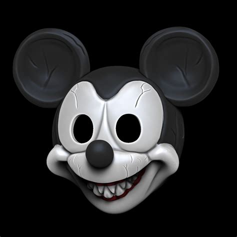 Archivo Stl MÁscara Mickey Mouse・objeto Imprimible En 3d Para Descargar