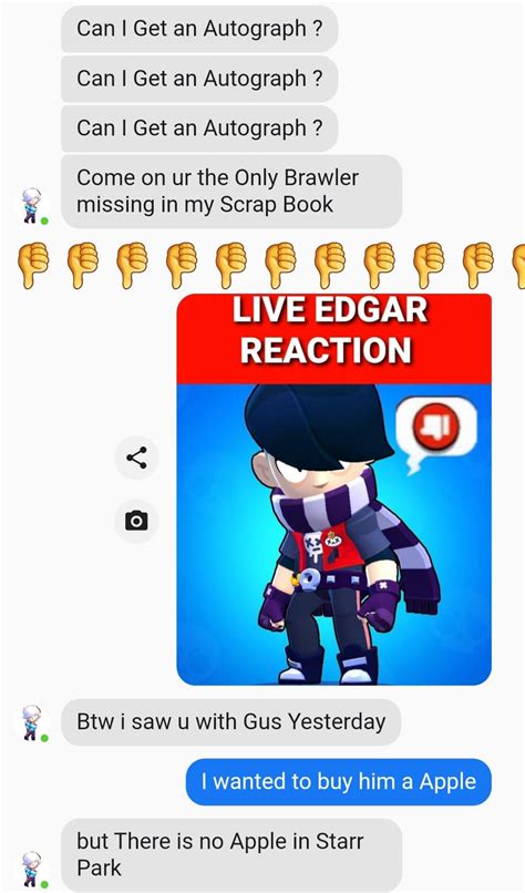 Since Melodie Is In Jail Here Is Edgar Chatting With Colette Rbrawlstars