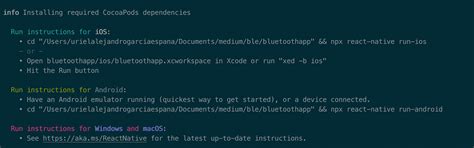 Aplicaciónios Bluetoothble Con React Native Parte 1 By Uriel Alejandro García España Medium