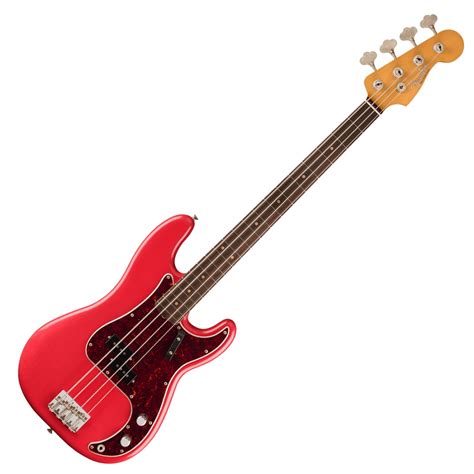 Fender Vintera Ii Road Worn 60s Precision Bass Rw Fiesta Red Gear4music