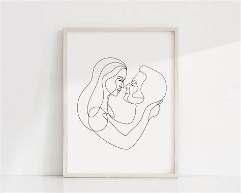 Nude Couple Line Art Shop On Pinterest