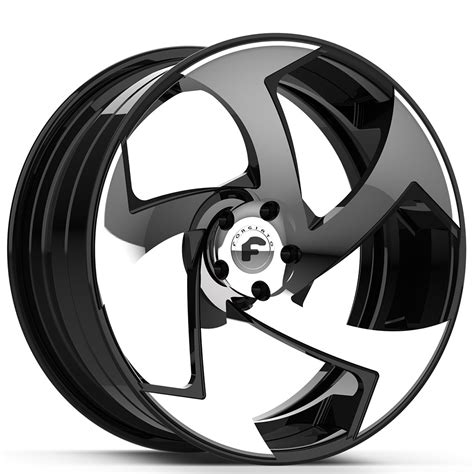 24 Forgiato Wheels Sr01 Ecl Black Machined Forged Rims Fgf311 4