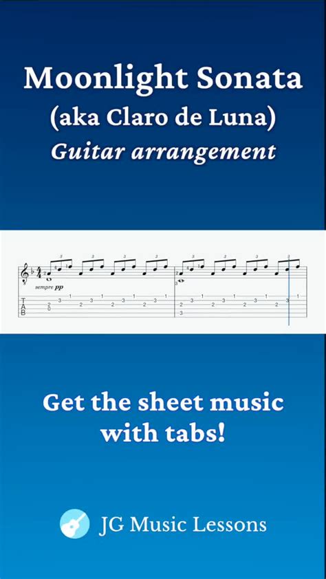 Moonlight Sonata Chords Guitar Moonlight Sonata Piano Tutorial With