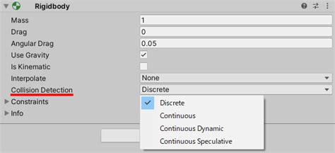 【unity】オブジェクトの当たり判定がすり抜けるときに確認したいrigidbodyの設定