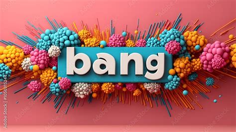 Explosive 3d Comic Book Inspired Text With Bold Dynamic Typography And