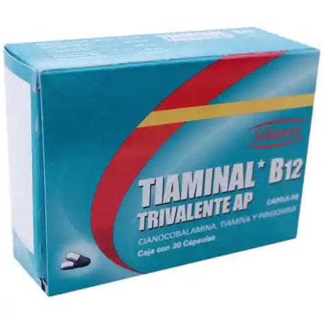 Tiaminal B12 Triv Ap Caja 30 Capsulas Desde 38900