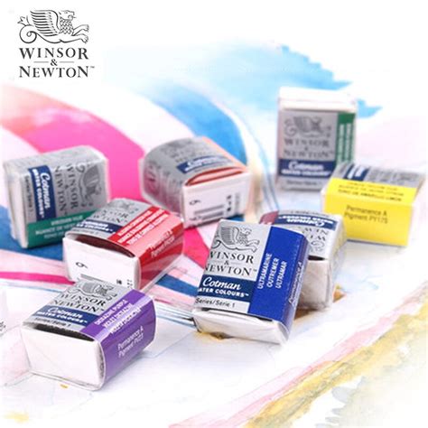 Winsor And Newton Cotman Solid Watercolor Paints Hal Vicedeal