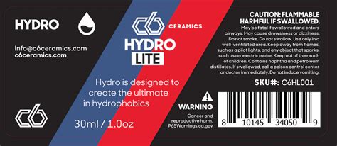 Diy Detail C6 Hydro Lite Ceramic Coating Professional Line In Canada