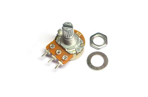 Variable Resistor 1k Ohm 2 Pcs ตัว ต้าน ทาน ปรับ ค่า 1 000 โอห์ม พร้อมแหวน 2 ชิ้น Tido Technology