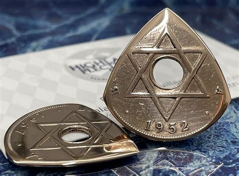 The Highland Plectrum Co One 1952 West Africa Brass Penny Reverb