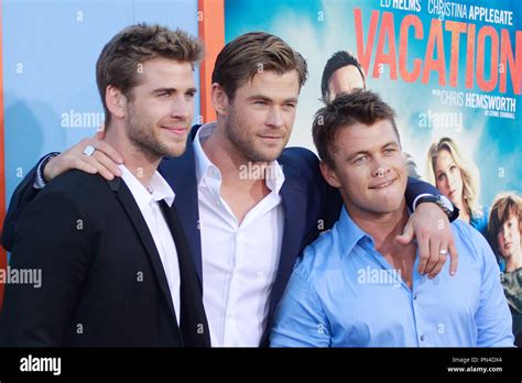 Liam Hemsworth And Chris Hemsworth And Luke Hemsworth
