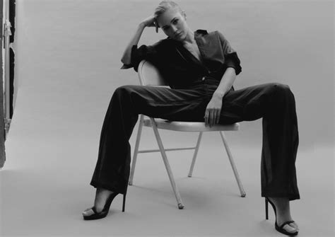 Michelle Randolph At Hunger Magazine In Black Suit February 2026