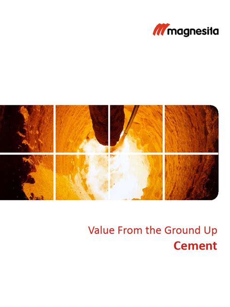 Magnesita Cement Folder 092015 Pdf Refractory Brick