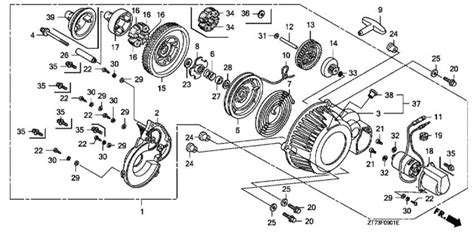 Breaking Down The Honda Recoil Starter Assembly