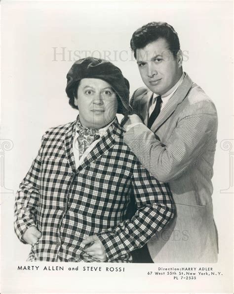 Undated Hollywood Comedians Marty Allen And Steve Rossi Press Photo