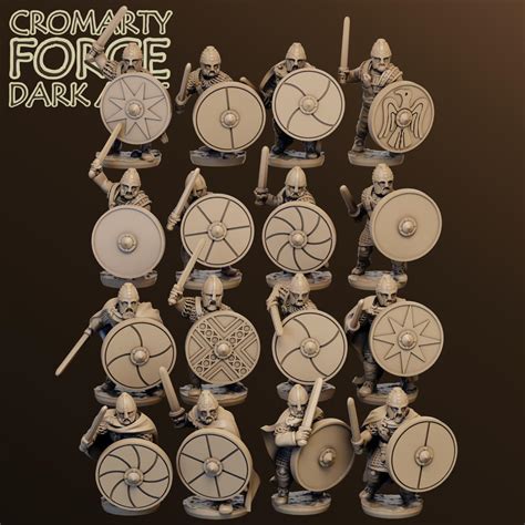 15mm Goth Infantry Attacking Cromartyforge