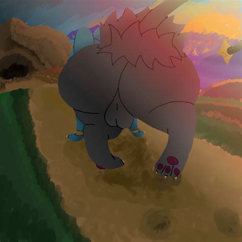 Rule 34 Ass Balls Big Butt Bite Mark Butt Focus Cave Claws Detailed Background Feral First