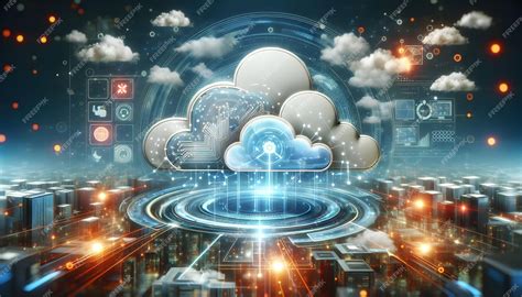 Premium Photo For Advertisement And Banner As Cloud Computing Core