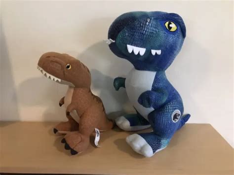 Jurassic Worldpark Official T Rex Dinosaur Plush Soft Toys X2 £999
