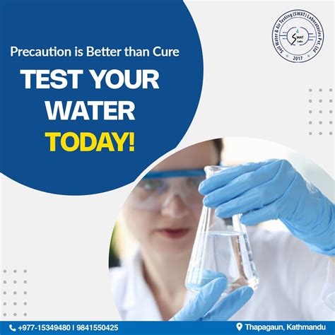 For Water Chemical And Water Bacteriological Testing Applications
