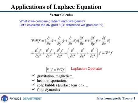 Applications Of Laplace Equation At Gregory White Blog