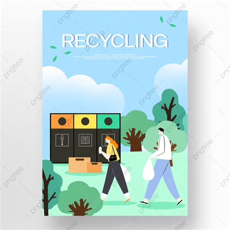 Cartoon Style Garbage Classification Poster Template Download On Pngtree