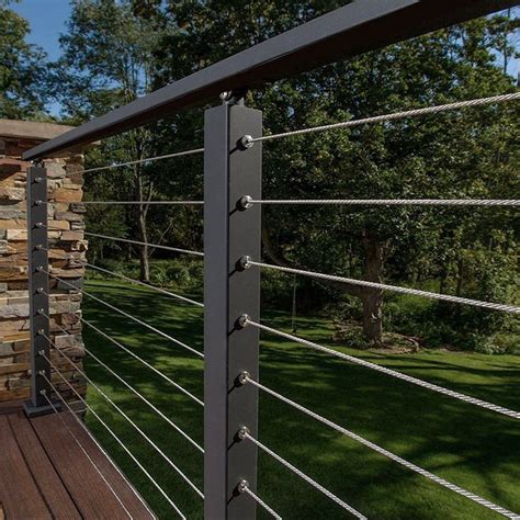 Steel Post Cable Rail Bundles Deck Cable Railing Ideas