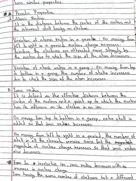 Classification Of Elements And Perodic Table Class 11 Chemistry