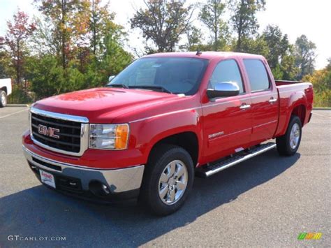 2011 Fire Red Gmc Sierra 1500 Sle Crew Cab 37946373 Photo 6