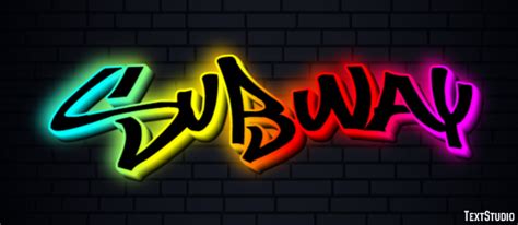 Subway Graffiti Style Text Effect Generator