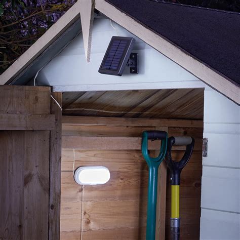 Solar Powered Shed Light 50 Lumen Super Bright White
