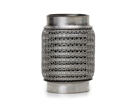 Flexível Malha Em Inox Original 2 Pol100 Mm Haustech Motorsports