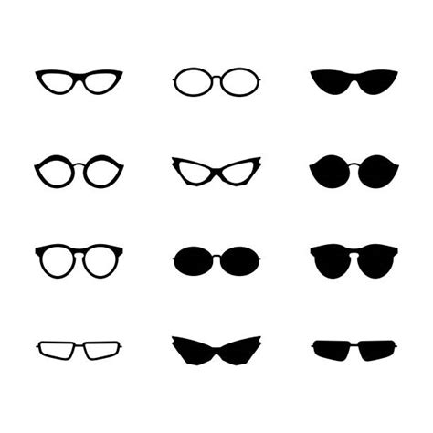Glasses Cut Out Glasses Cut Out