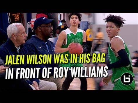 Jalen Wilson Went Off In Front Of Roy Williams Ballislife Highlights