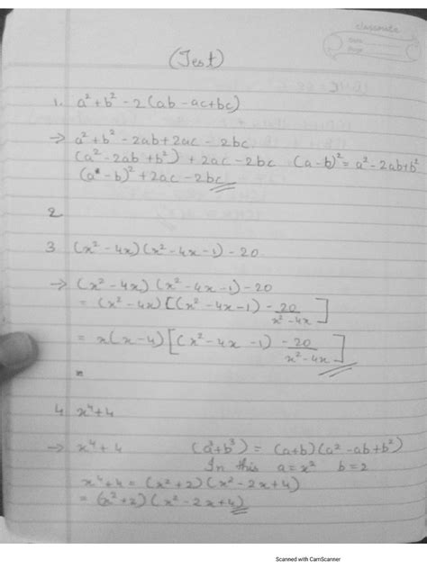 Algebra Module Test Pdf