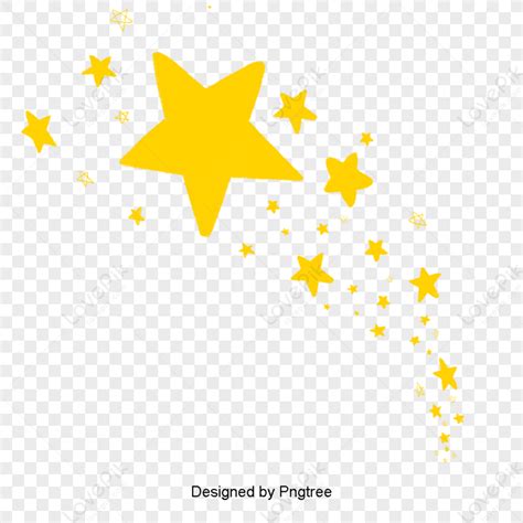 노란색 귀여운 일러스트 별 요소 그림 반짝이아름다운귀엽다 Png 일러스트 무료 다운로드 Lovepik