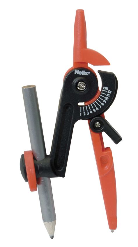 Locking Compass And Pencil Maped Helix Uk