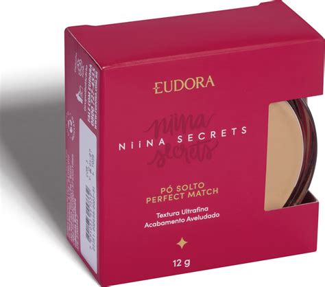 Eudora Niina Secrets Perfect Match Cor 3 Pó Solto Facial Beleza Na Web
