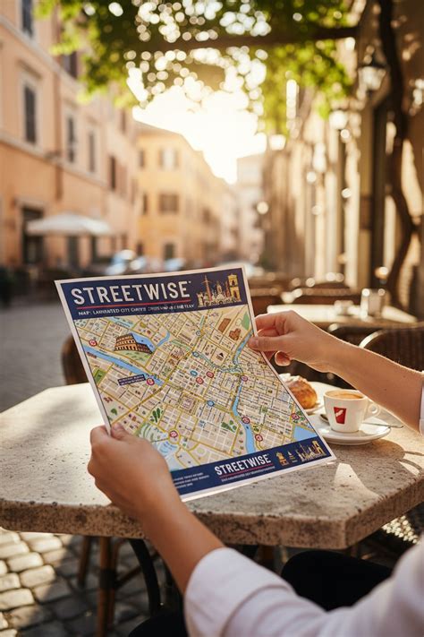 Streetwise Rome Map Laminated City Center Street Map Of Rome Italy