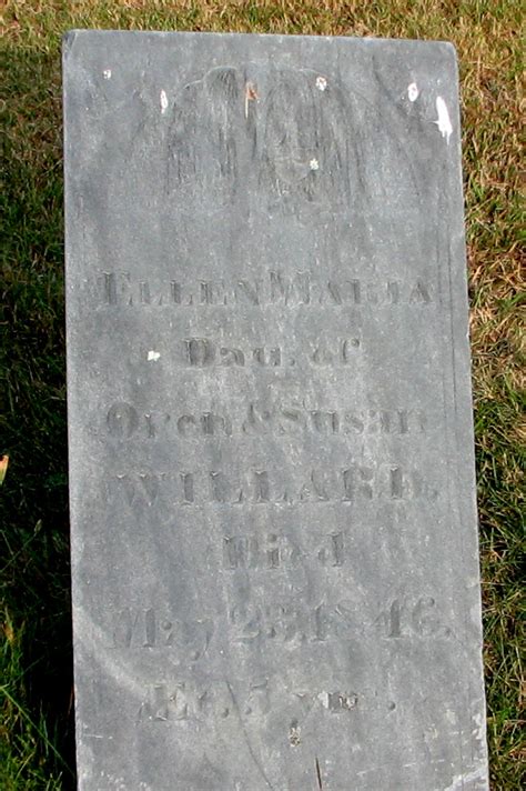 Ellen Maria Willard 1841 1846 Find A Grave Memorial