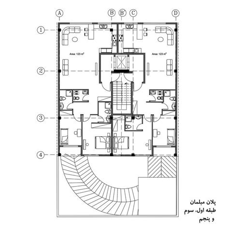 مسابقه طراحی ساختمان مسکونی فراز کنگان بشرا اصفهانی