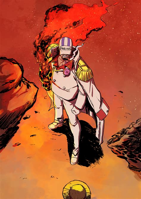 Akainu One Piece Vs Sprigaena Of The Fall The Wandering Inn